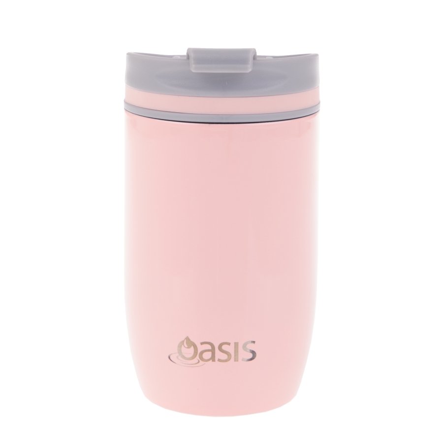 Oasis: Stainless Steel Travel Cup - Soft Pink (300ml) | at Mighty Ape NZ