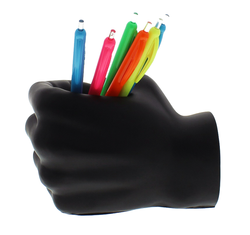 Buy Luyesa Strong Hand Pen Holder with Paperclip Magnet (Black) at ...