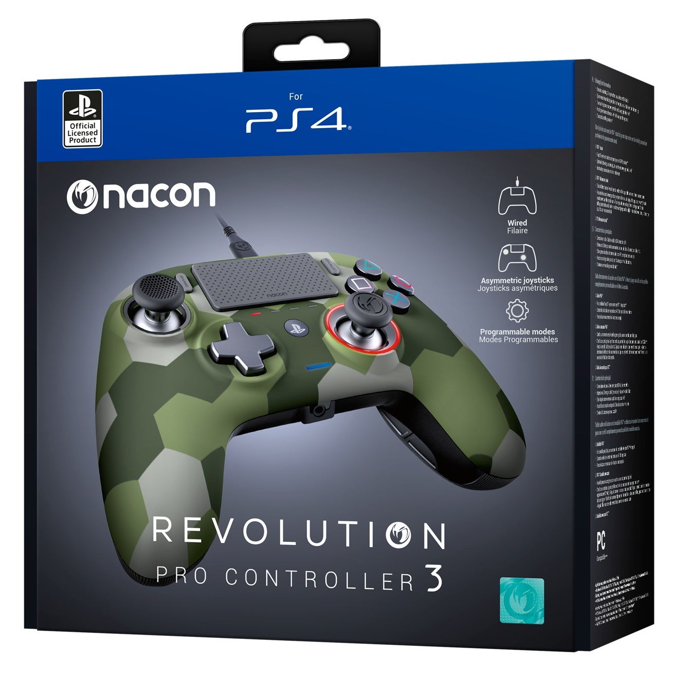 Nacon PS4 Revolution Pro Gaming Controller v3 (Camo Green) | PS4 | Buy ...