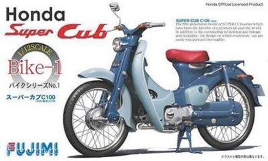 1/12 Honda Super Cub - Model Kit | at Mighty Ape NZ