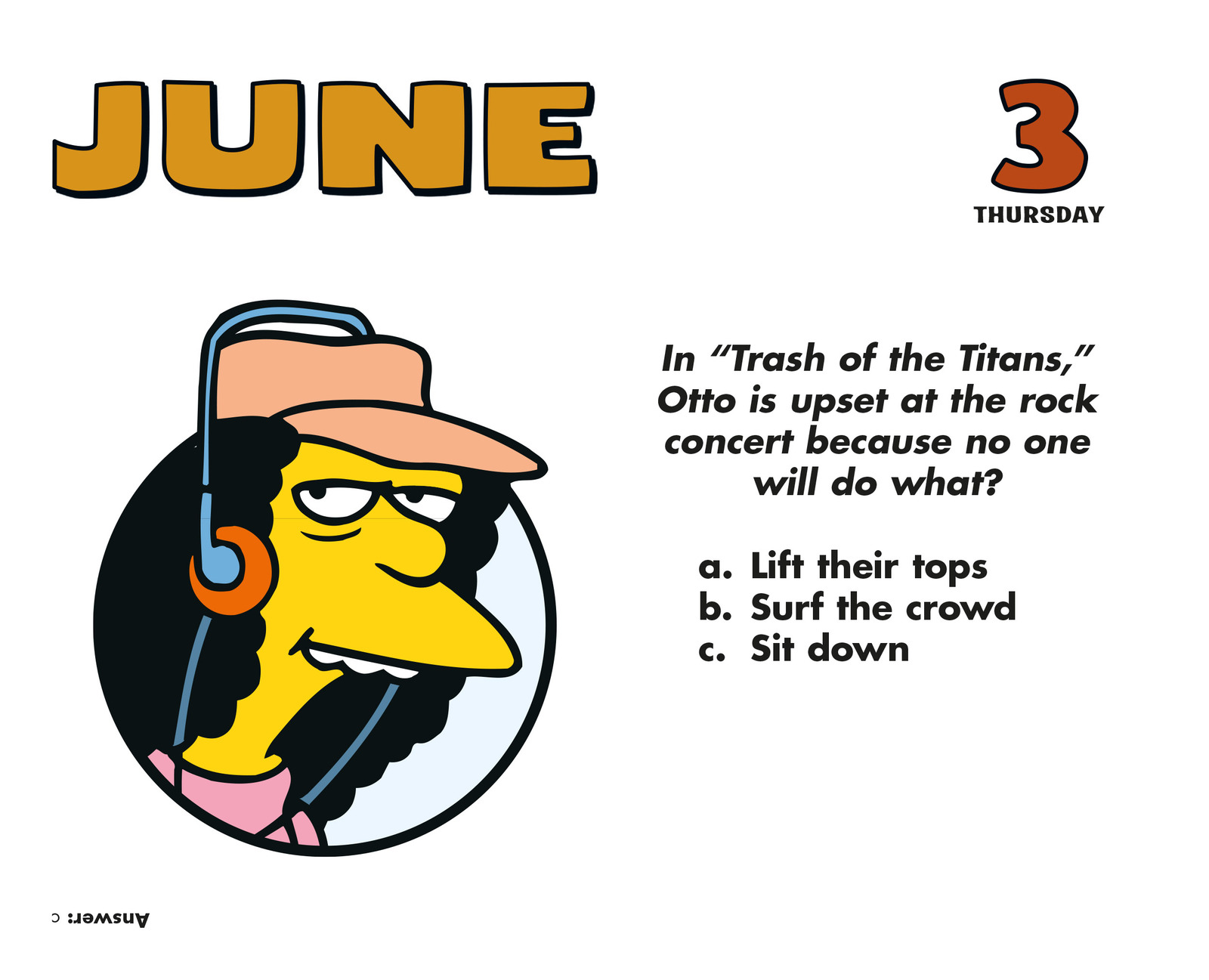 Buy Official The Simpsons 2021 Boxed Day-to-Day Calendar at Mighty Ape NZ