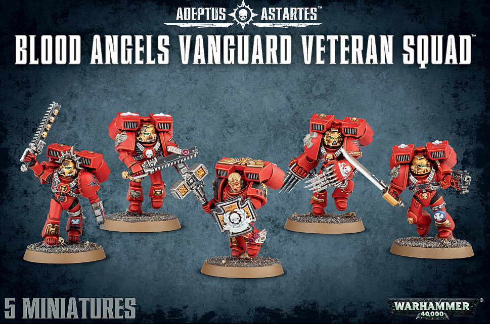 Warhammer 40,000 Blood Angels Vanguard Veterans | at Mighty Ape Australia