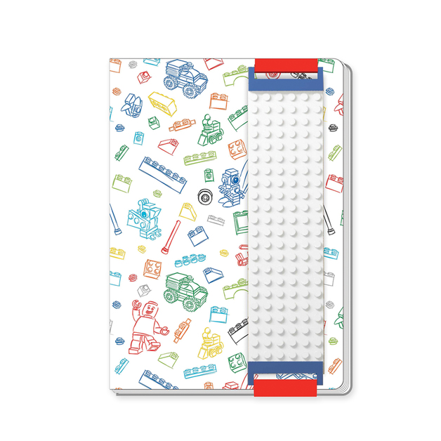 Buy LEGO: Journal with Building Band - White at Mighty Ape NZ