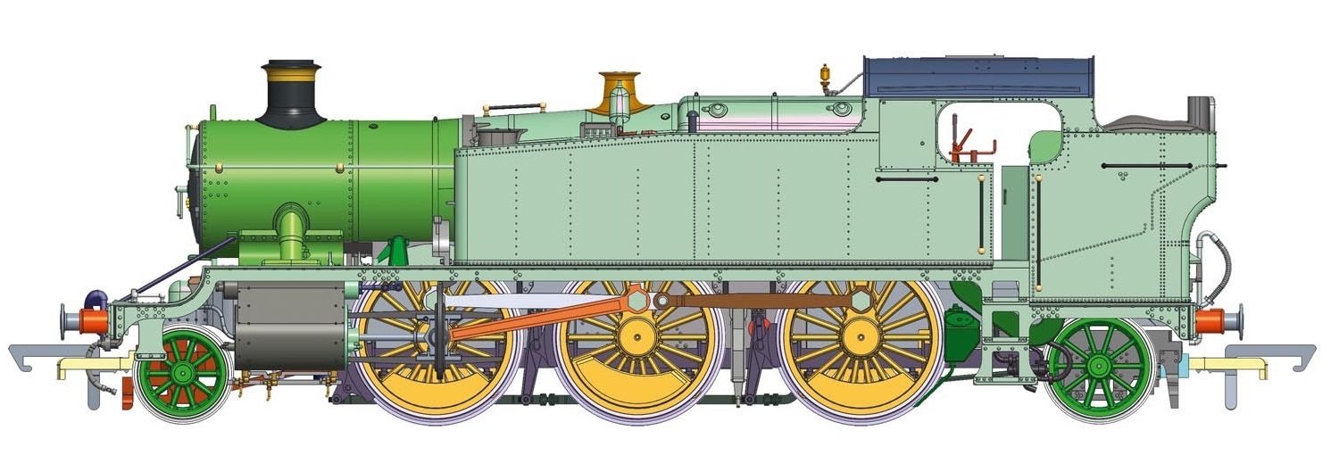 GWR, Class 61xx 'Large Prairie' - 2-6-2T, 6110 | at Mighty Ape NZ
