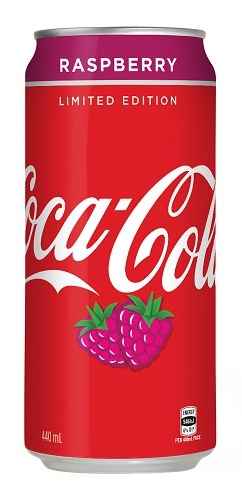 Coca Cola Raspberry 440ml 24pk | at Mighty Ape NZ