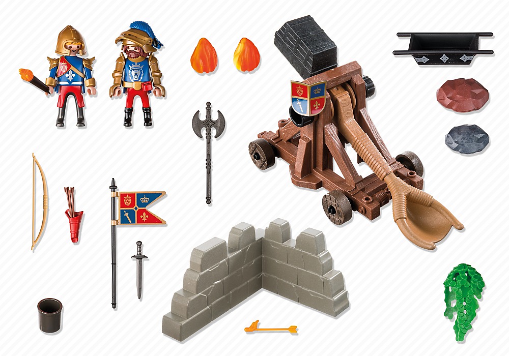 Buy Playmobil: Royal Lion Knights Catapult (6039) at Mighty Ape NZ
