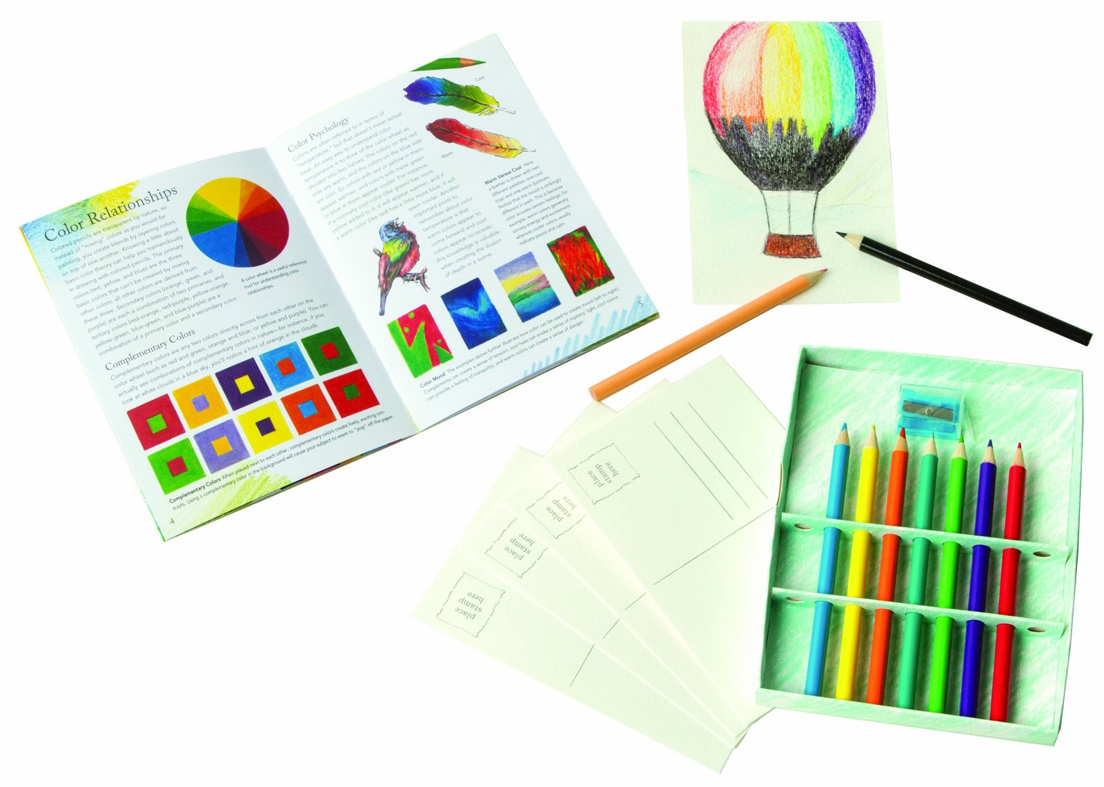 Colored Pencil Postcards | Buy Now | at Mighty Ape NZ