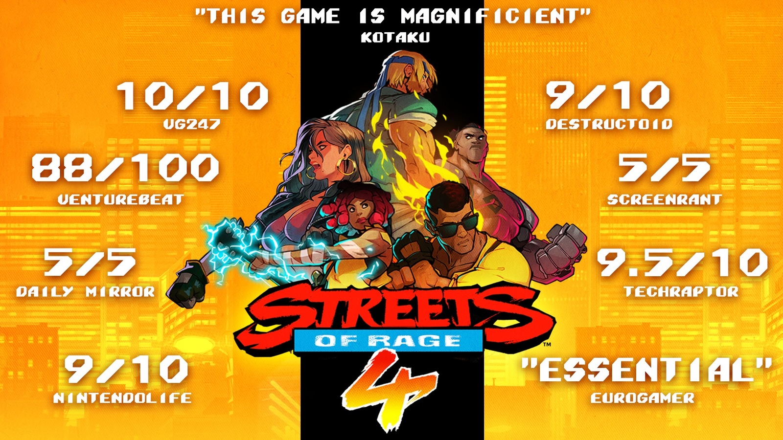 Streets of Rage 4 | PS4 | Buy Now | at Mighty Ape NZ