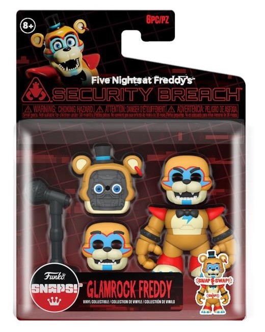 FNaF SNAPS!: Glamrock Freddy Snap Figure Images at Mighty Ape NZ