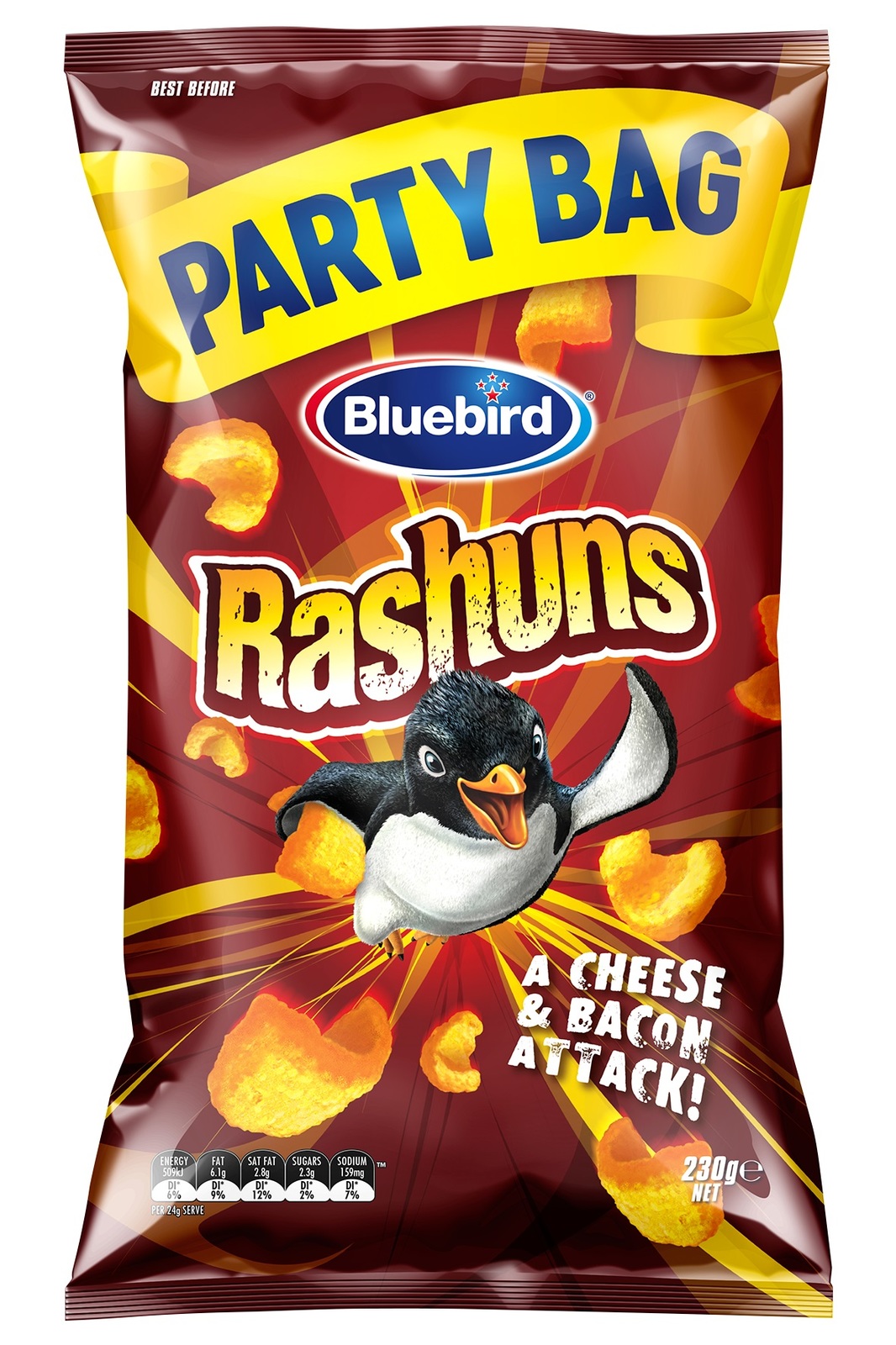 Bluebird Rashuns Party Bag 230g | at Mighty Ape NZ