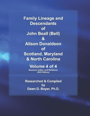 Family Lineage and Descendants of John Beall (Bell) & Alison Donaldson ...