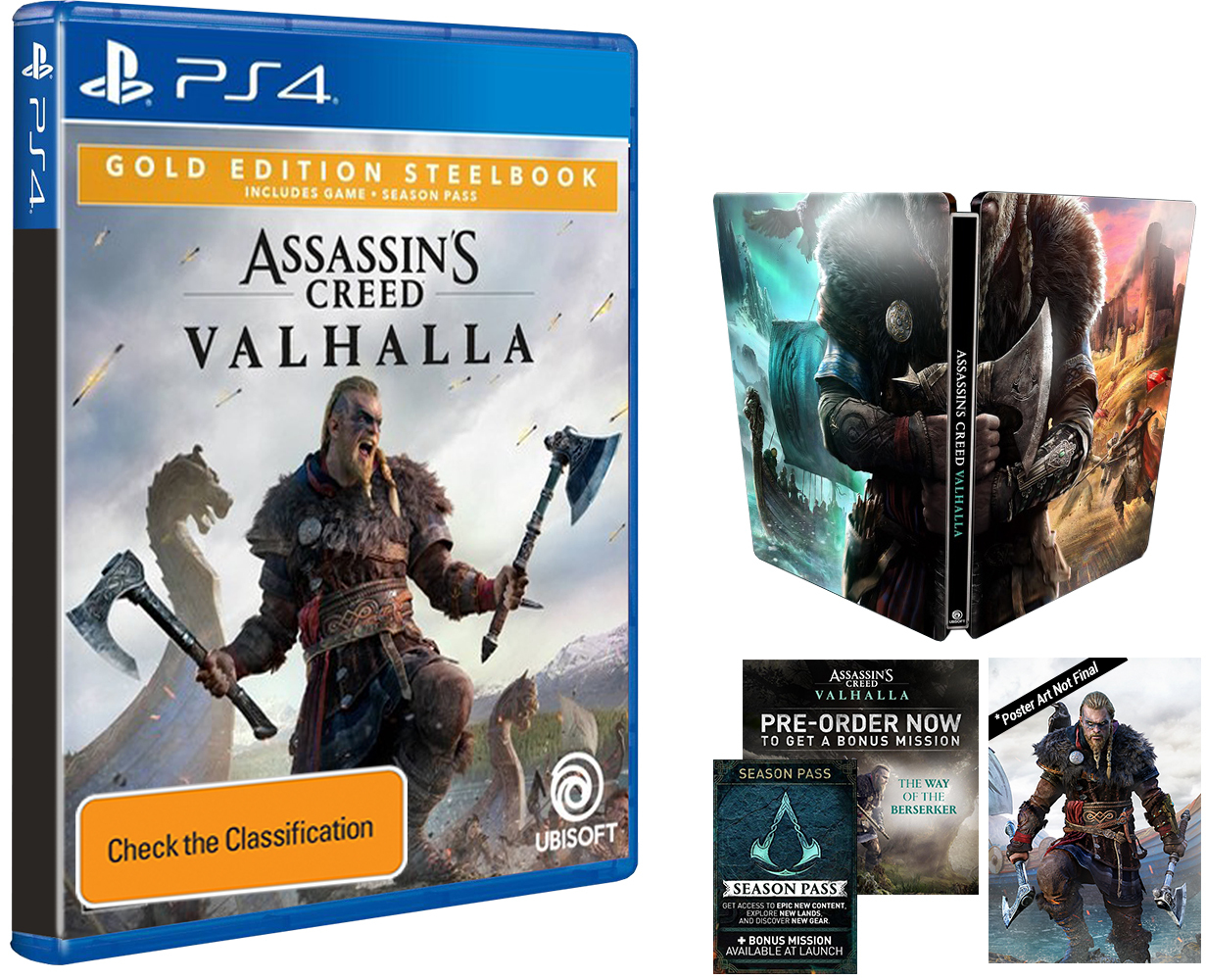Assassins Creed Valhalla Gold Steelbook Edition Screenshots At Mighty