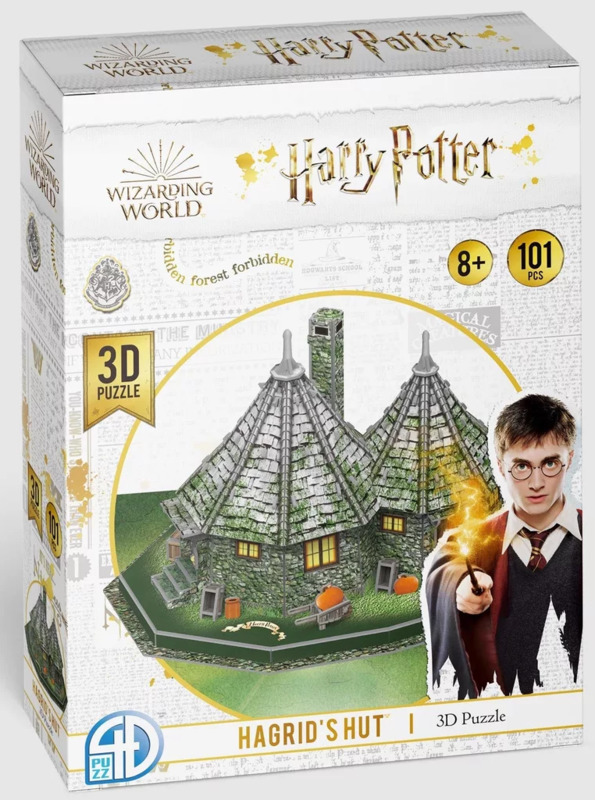 Harry Potter: 3D Paper Models - Hagrids Hut (101pc) | Board Game | at ...