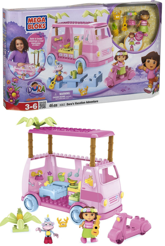 Buy Mega Bloks Dora the Explorer Buildables - Dora's Vacation Adventure ...