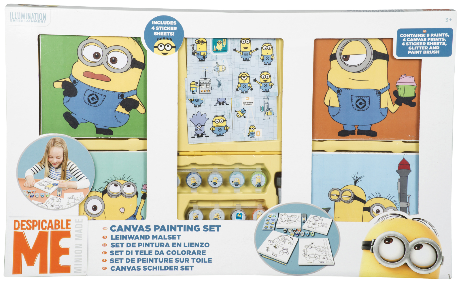 Buy Minions Canvas Painting Set at Mighty Ape NZ