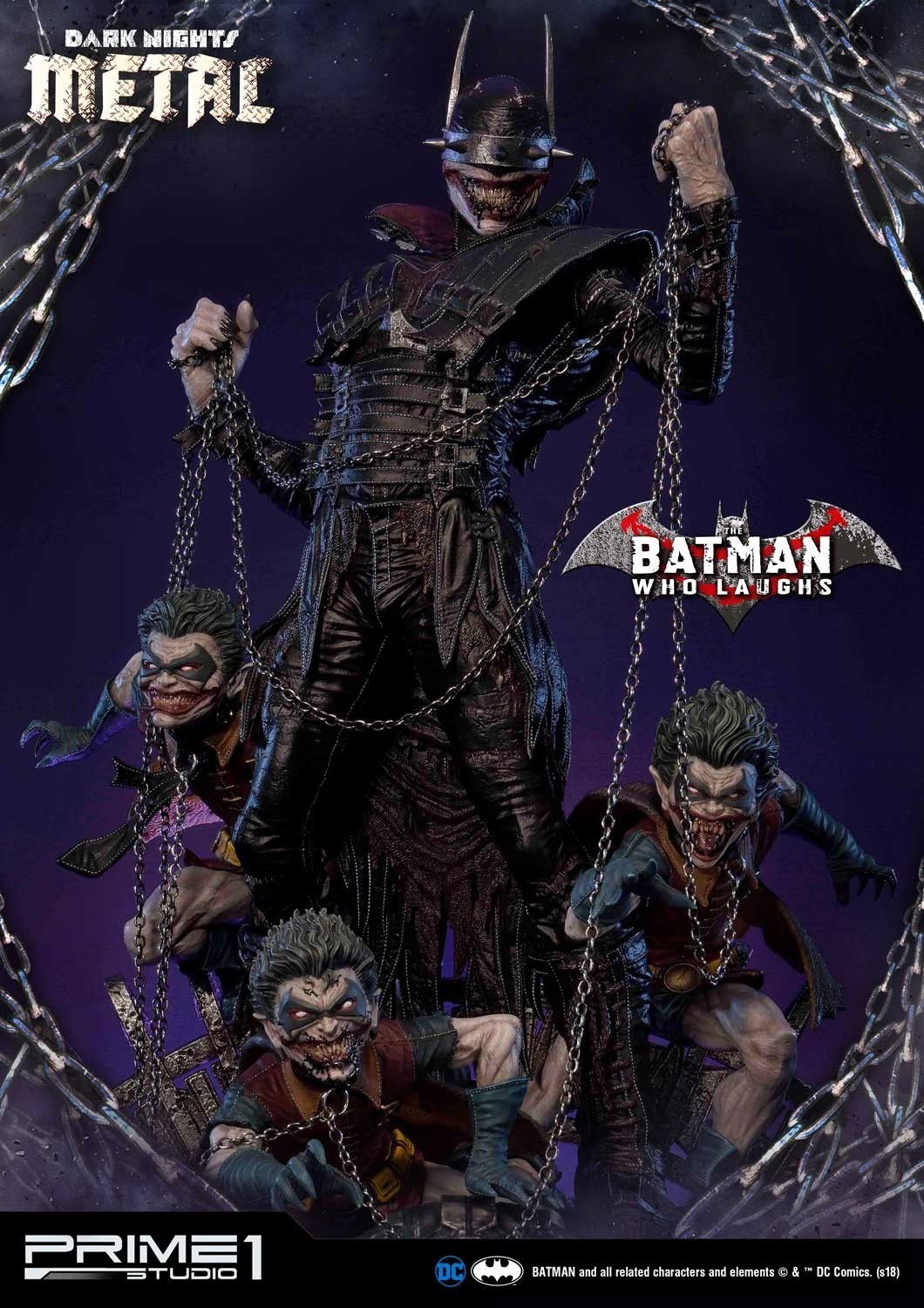 Batman Who Laughs (Deluxe) - 33" Premium Statue | at Mighty Ape NZ