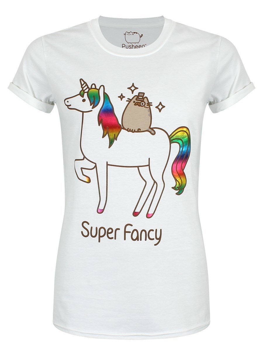 Pusheen Super Fancy T-Shirt (Large) | Women's | at Mighty Ape NZ
