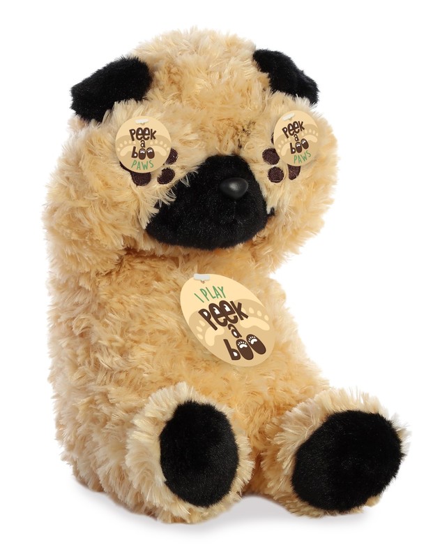 Buy Peek A Boo Plush - Pug at Mighty Ape NZ