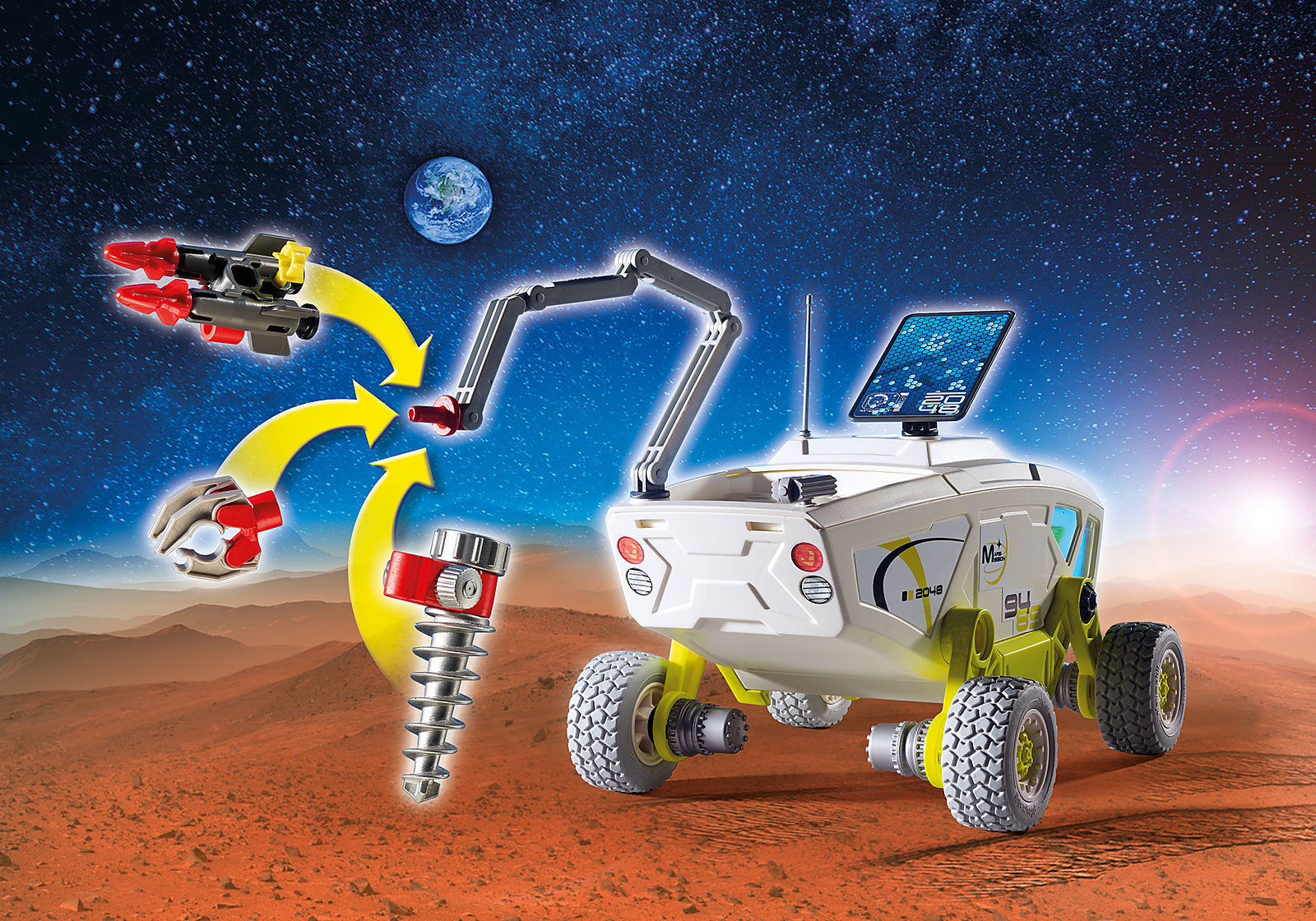 Buy Playmobil - Mars Research Vehicle (9489) at Mighty Ape NZ