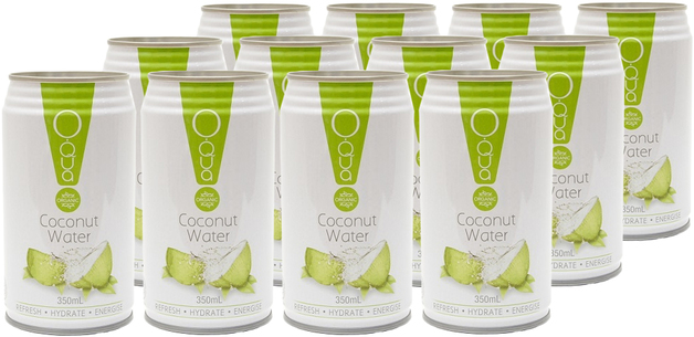 Oqua Organic Coconut Water (350ml) | at Mighty Ape NZ