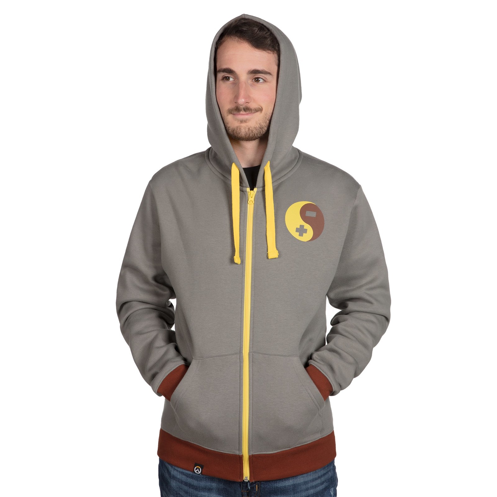 Overwatch Ultimate Zenyatta Zip-Up Hoodie (L) | Men's | at Mighty Ape NZ