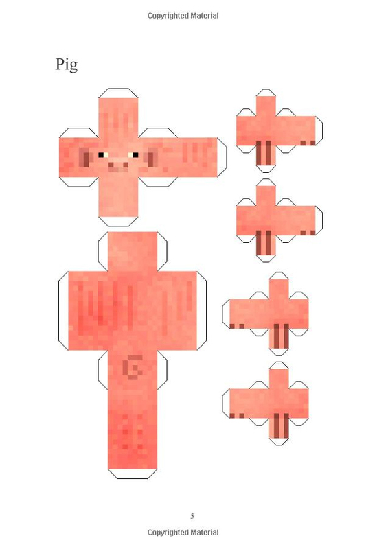 Minecraft Papercraft Baby Pig