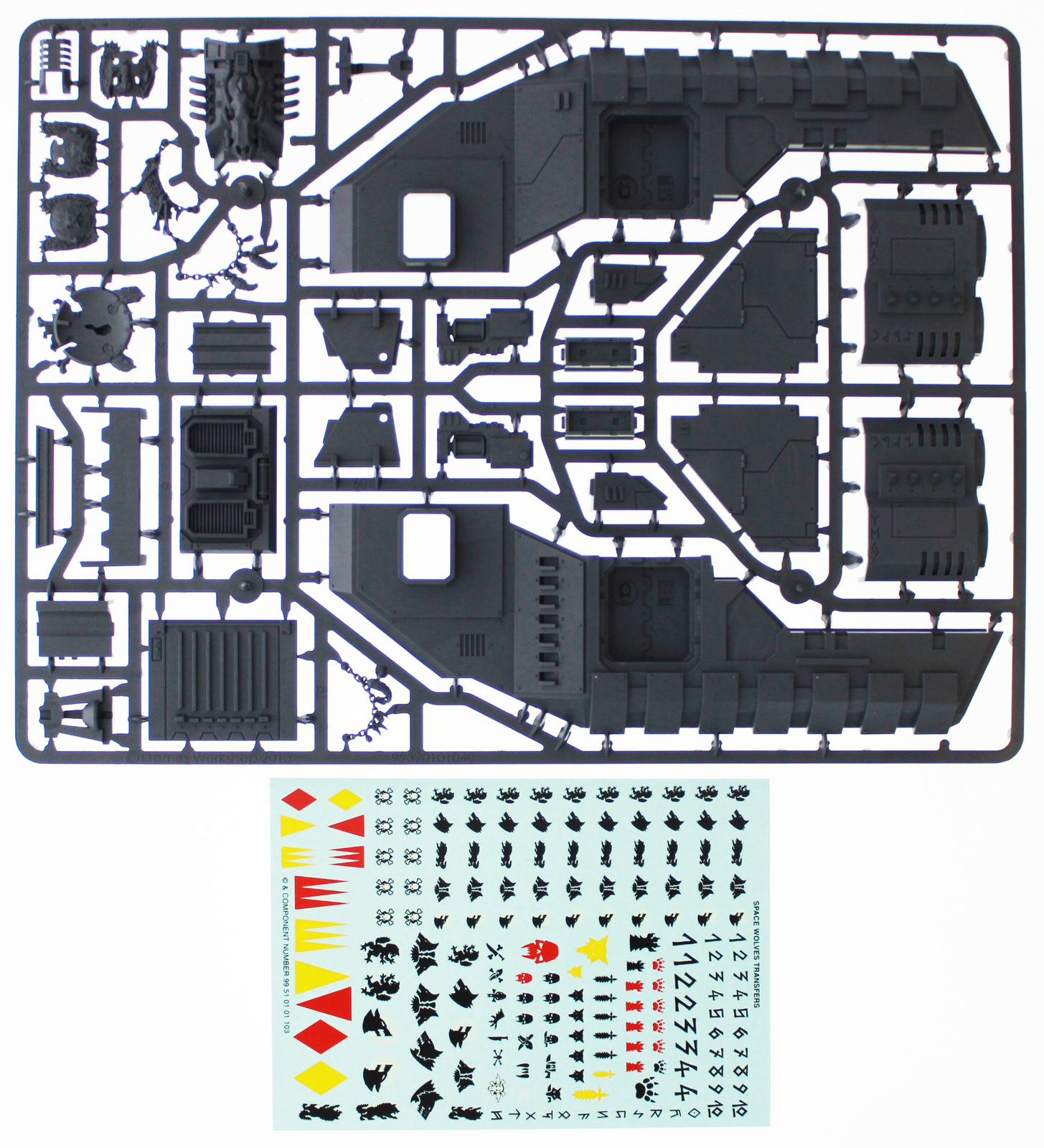 Warhammer 40,000 Space Wolves Stormwolf/Stormfang Gunship | at Mighty ...