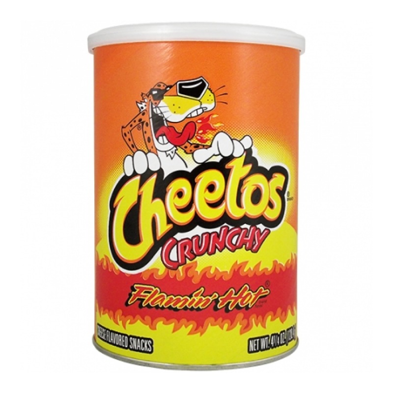 Cheetos Crunchy Flamin Hot Cheese Snacks 120g 12pk At Mighty Ape Nz