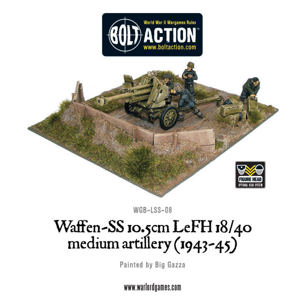 German Army - Waffen-SS 10.5cm LeFH 18/40 Medium Artillery | at Mighty ...