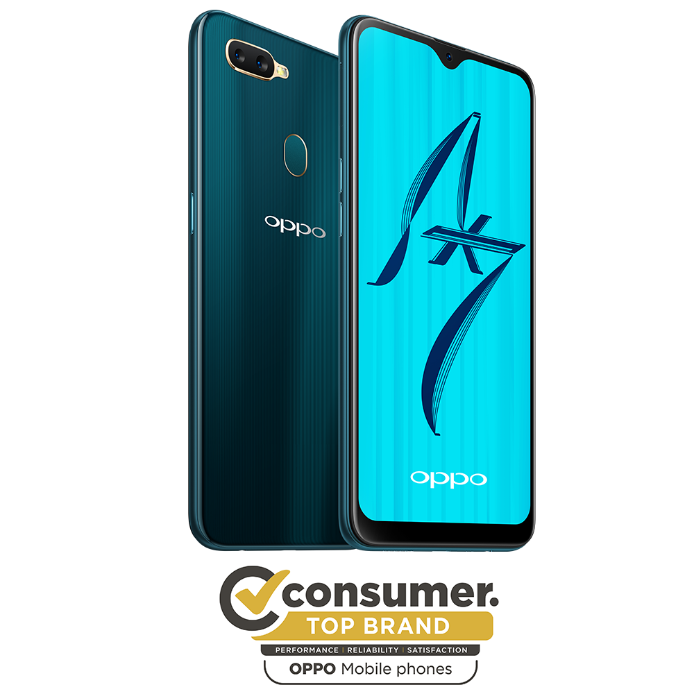 OPPO AX7 Smartphone Glaze Blue | at Mighty Ape NZ