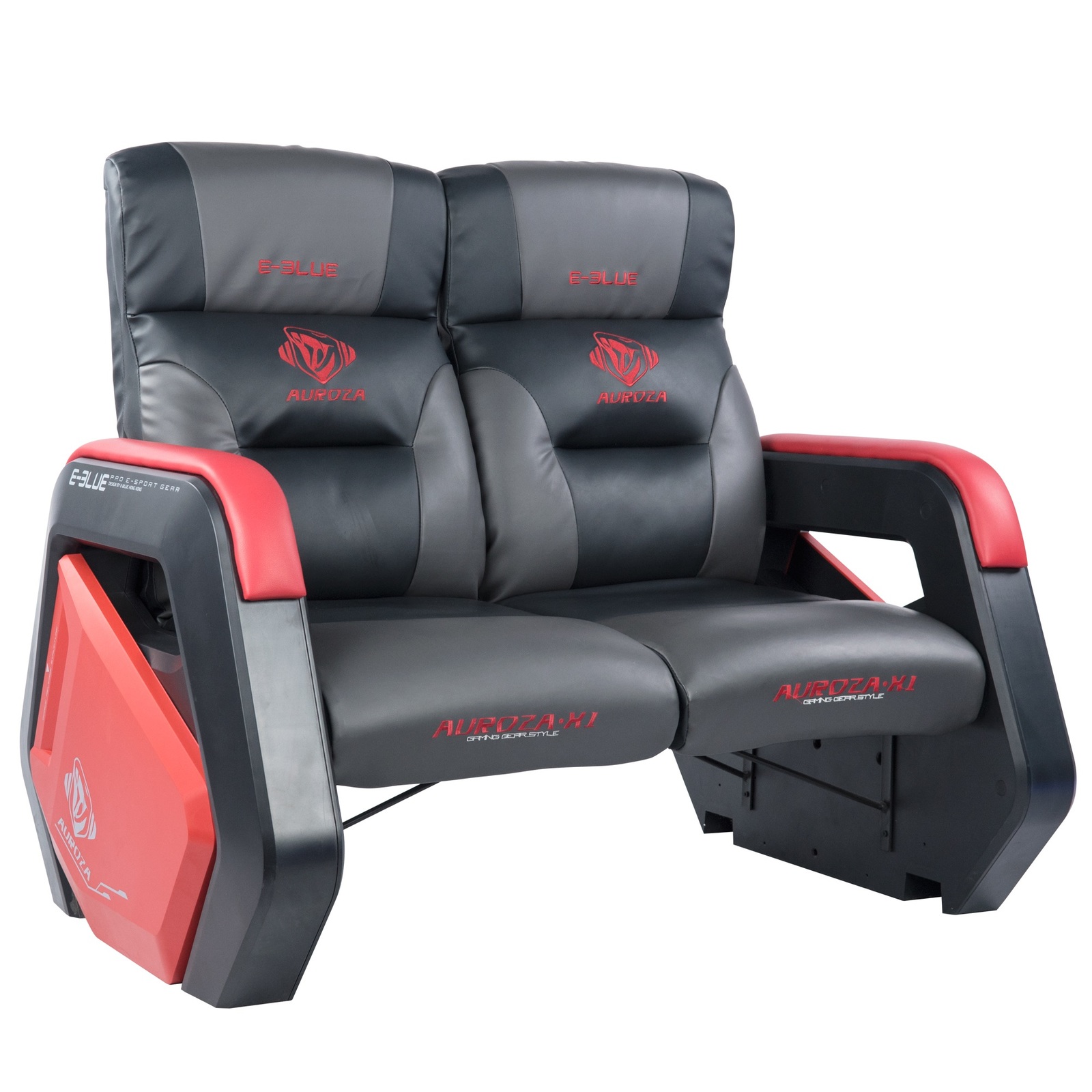 E-Blue Auroza Double Gaming Sofa (Black & Red) | | Buy Now | at Mighty ...