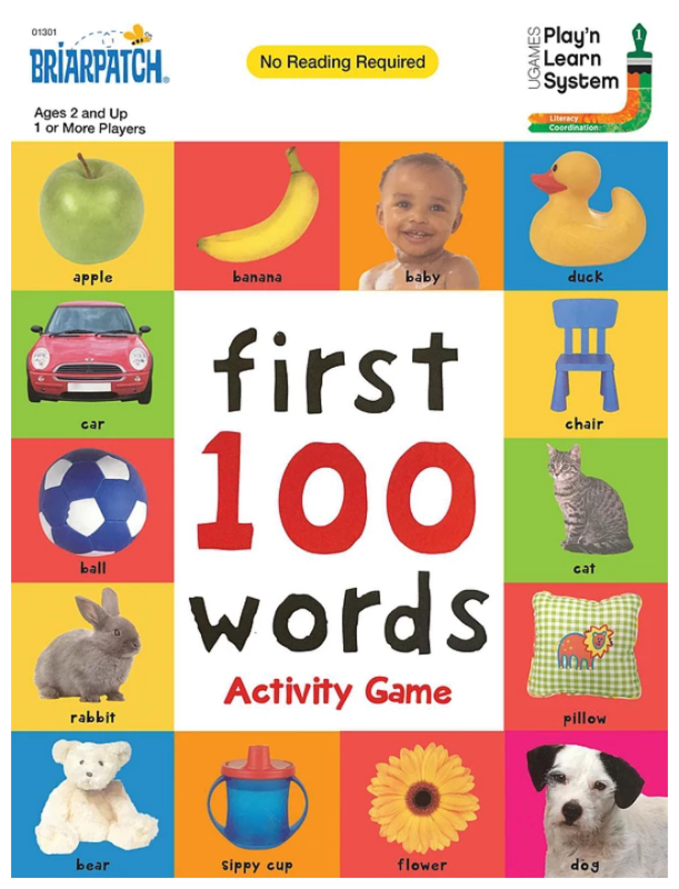 First 100: Words - Activity Game | Board Game | at Mighty Ape NZ