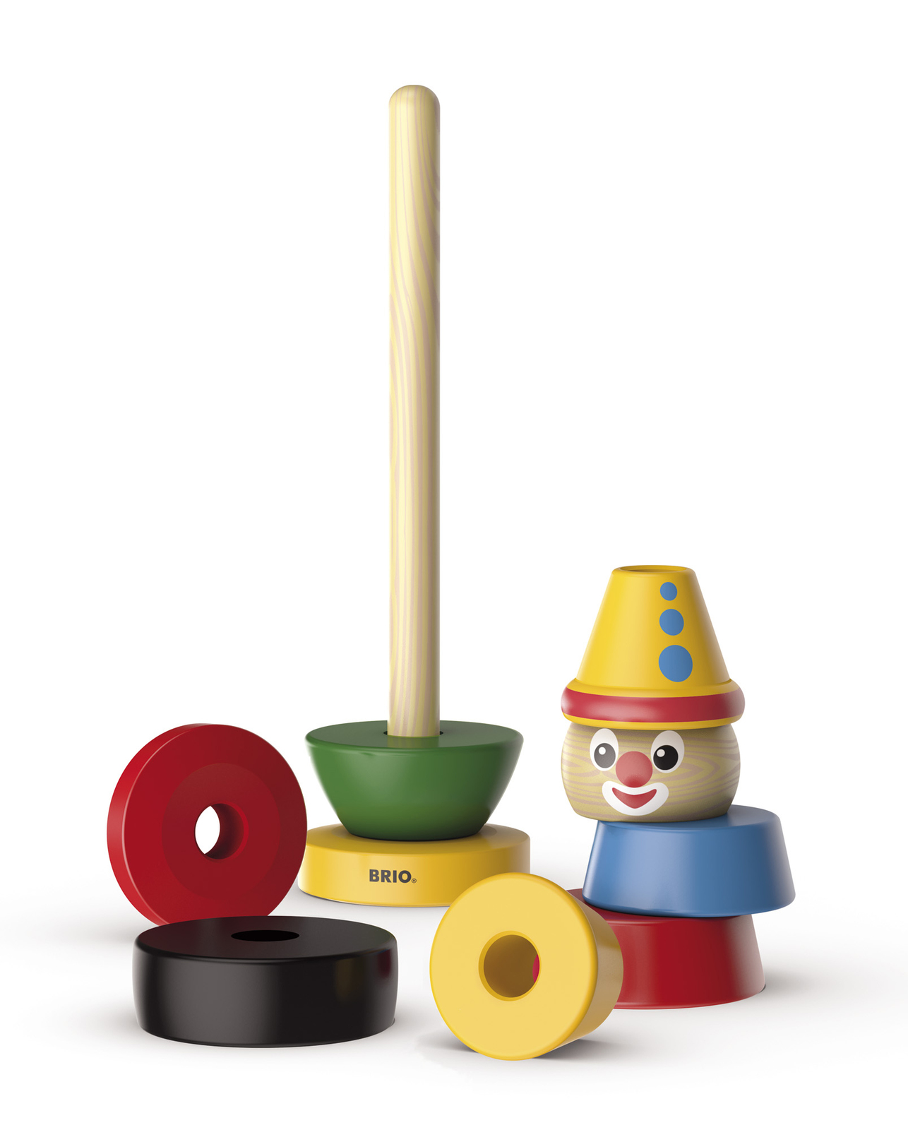 Buy Brio - Stacking Clown at Mighty Ape NZ