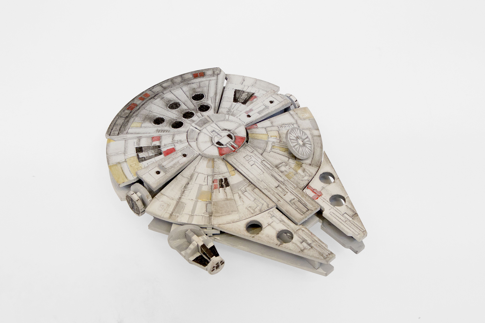 Incredibuilds: Star Wars: Millennium Falcon 3D Wood Model | Michael ...