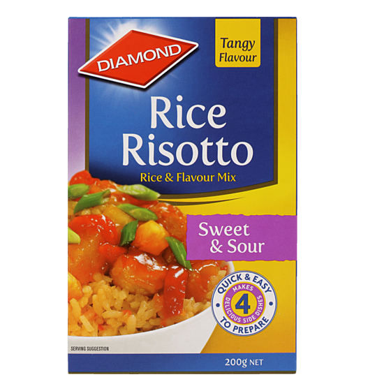 Diamond: Rice Risotto Sweet & Sour 200g (14 Pack) | at Mighty Ape NZ