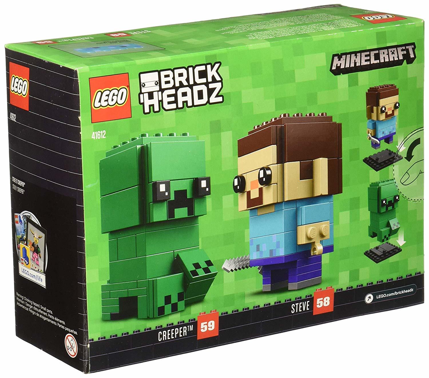 Buy LEGO Brickheadz: Steve & Creeper (41612) at Mighty Ape NZ