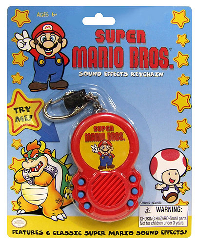 Super Mario Bros Talking Keyring | at Mighty Ape NZ