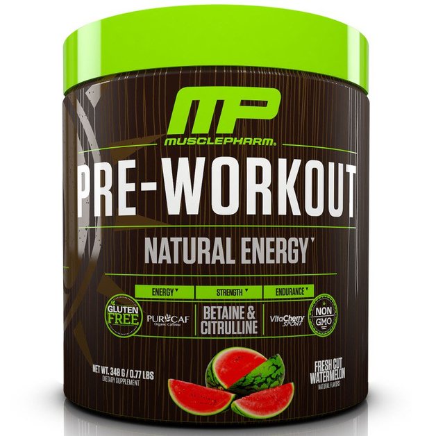 Buy MusclePharm Natural Pre Workout - Watermelon (30 Serves) at Mighty Ape NZ