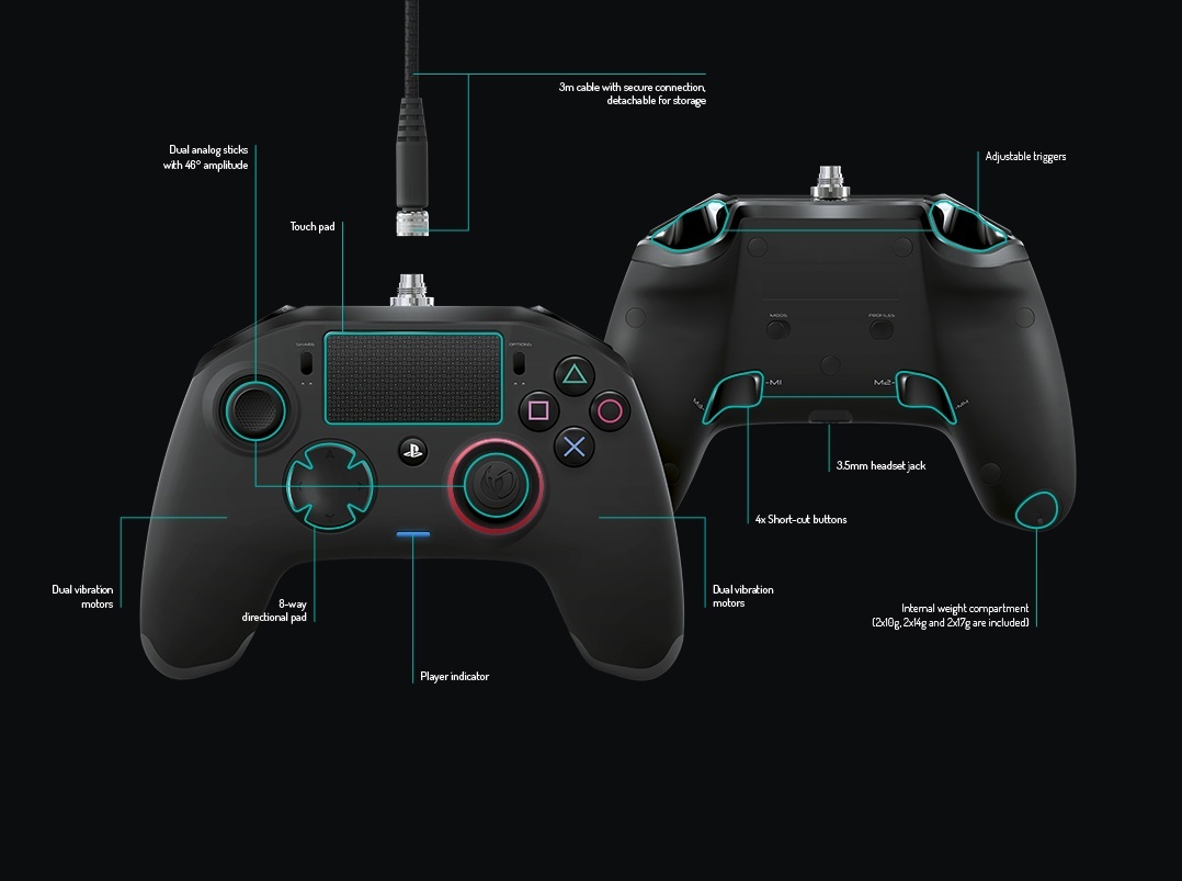Nacon PS4 Revolution Pro Gaming Controller | PS4 | Buy Now | at Mighty ...