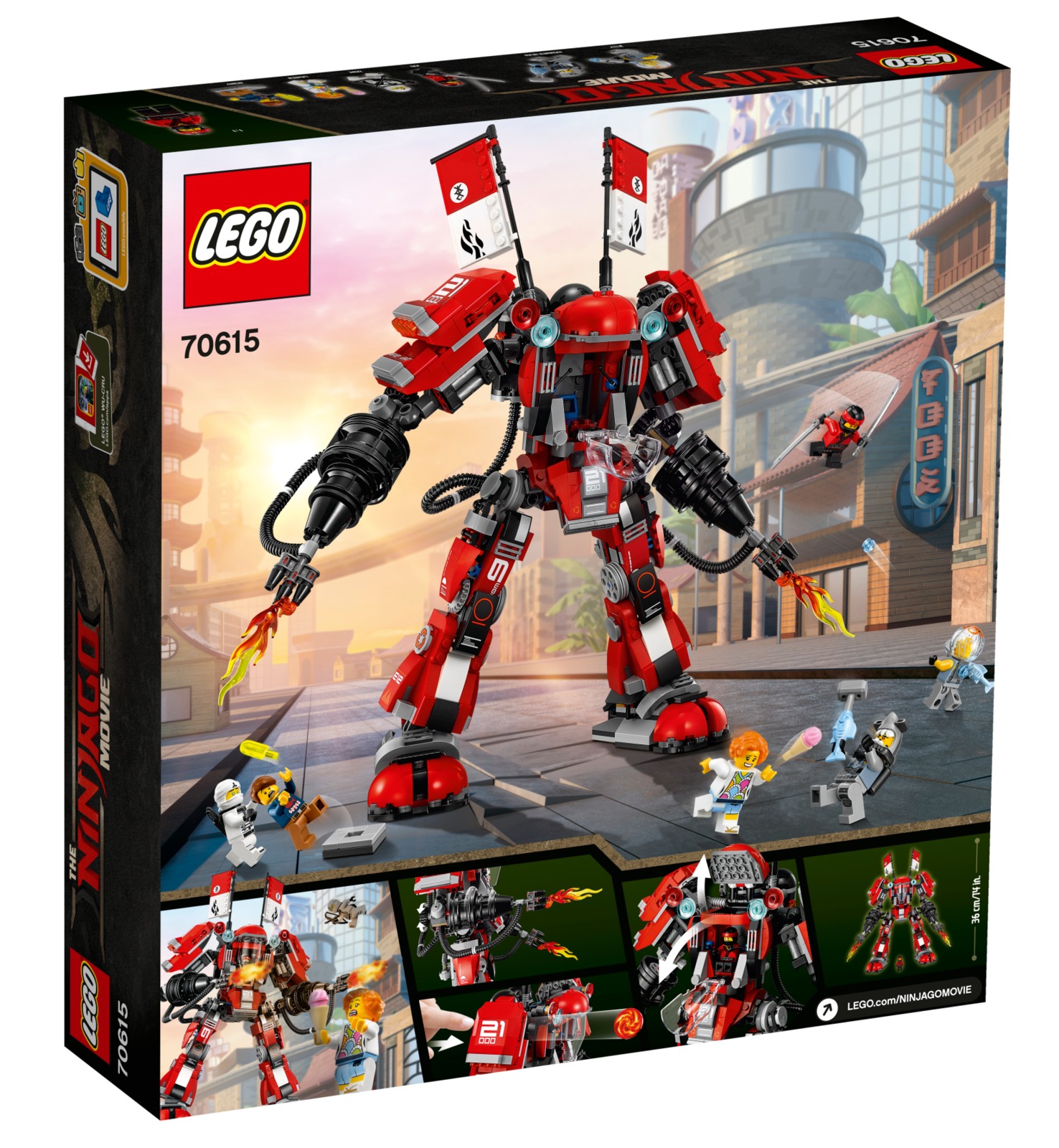 Buy LEGO Ninjago: Fire Mech (70615) at Mighty Ape Australia
