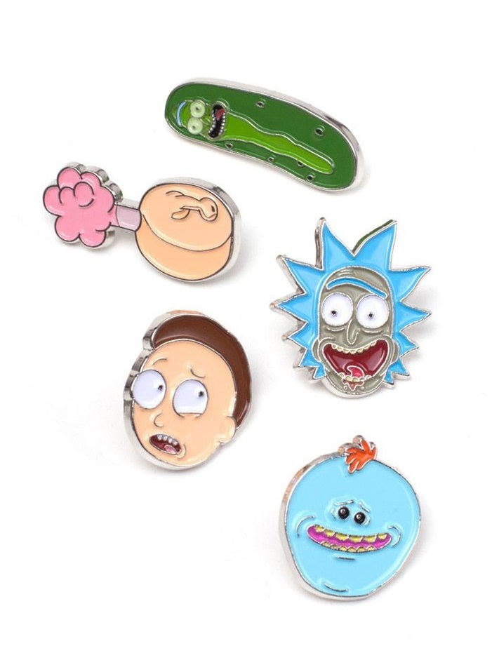 Rick and Morty: Pin Set | at Mighty Ape NZ