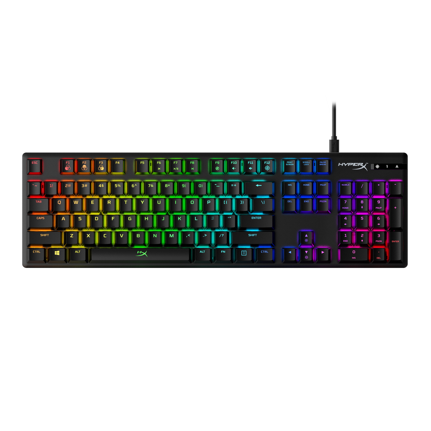 HyperX Alloy Origins RGB Mechanical Gaming Keyboard (Red Switches ...