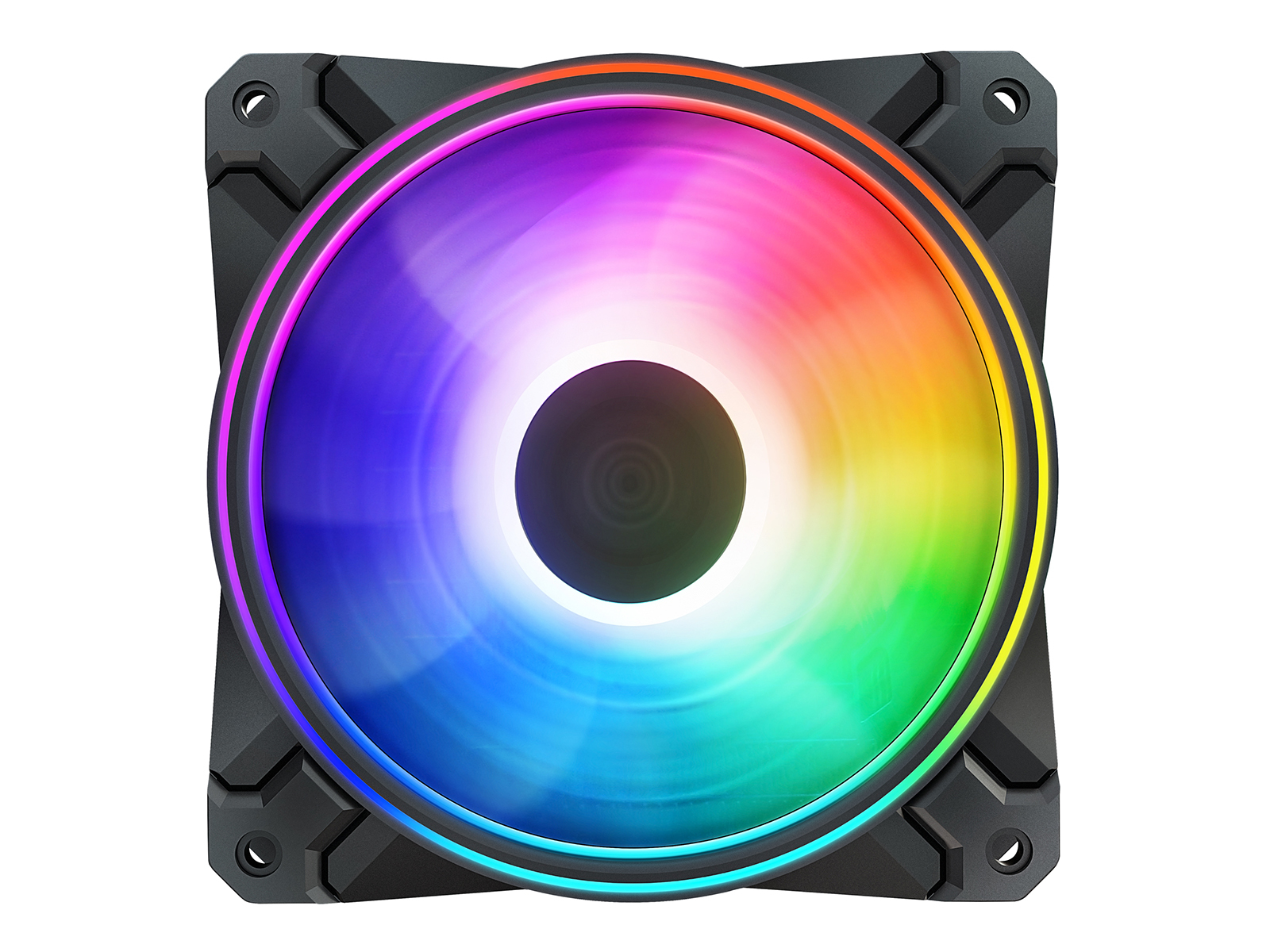 120mm Deepcool CF120 Plus Dual Ring RGB LED Fans | at Mighty Ape Australia