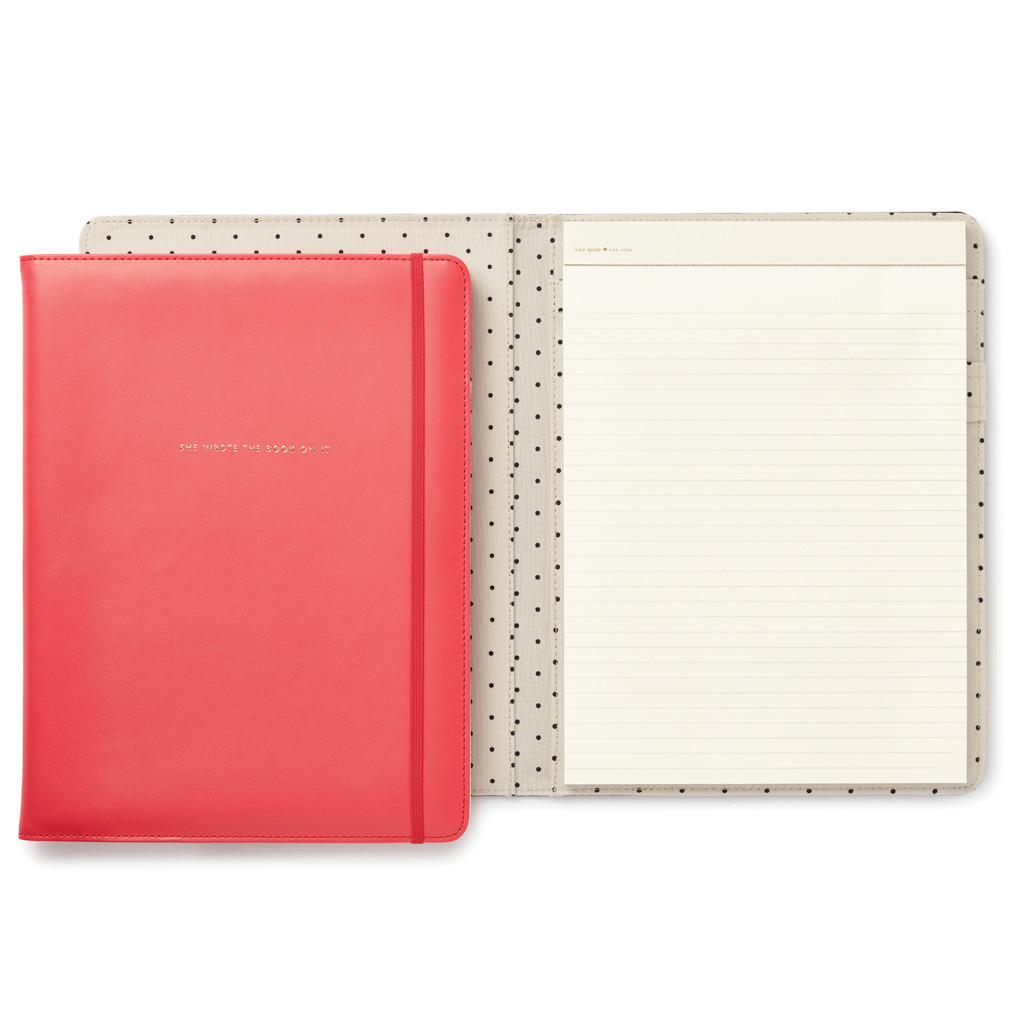 Kate Spade Notepad Folio (She Wrote the Book On It) | at Mighty Ape NZ