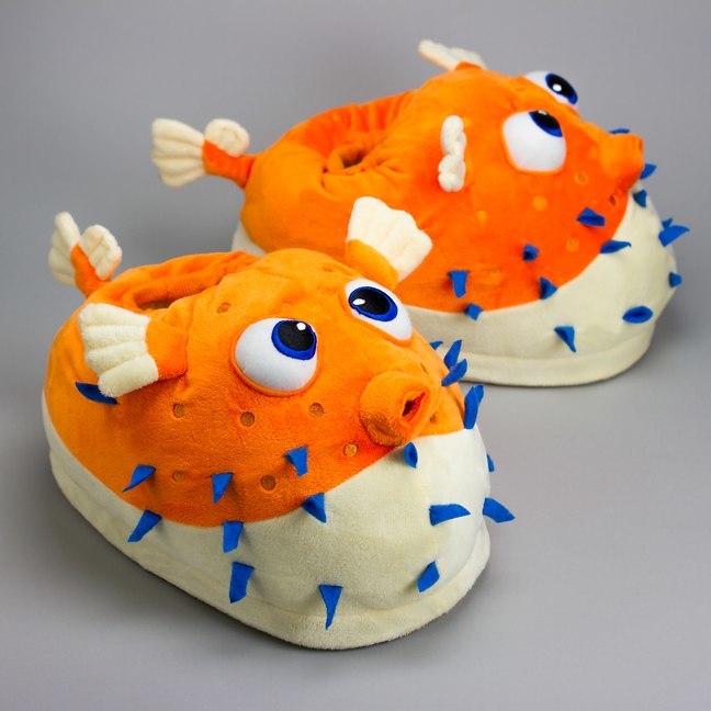 Giant Pufferfish Slippers | Men's | at Mighty Ape NZ
