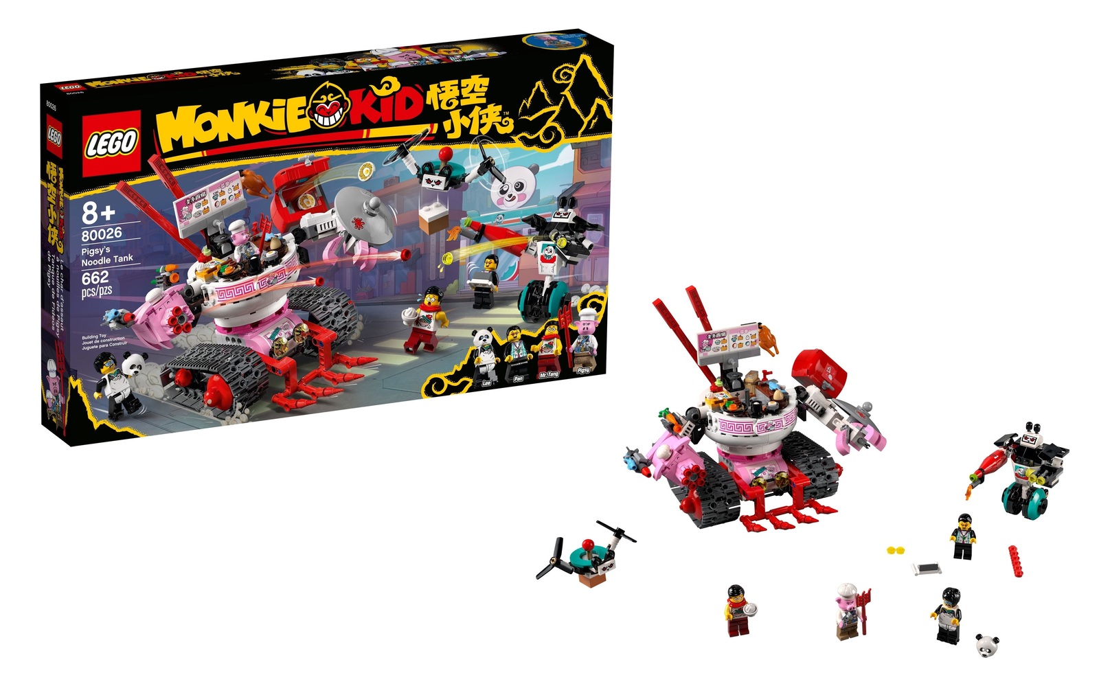 Buy LEGO: Monkie Kid - Pigsy’s Noodle Tank at Mighty Ape NZ