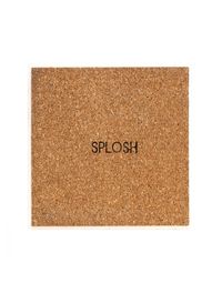 Splosh: Tranquil Black Feather Ceramic Coaster | at Mighty Ape NZ
