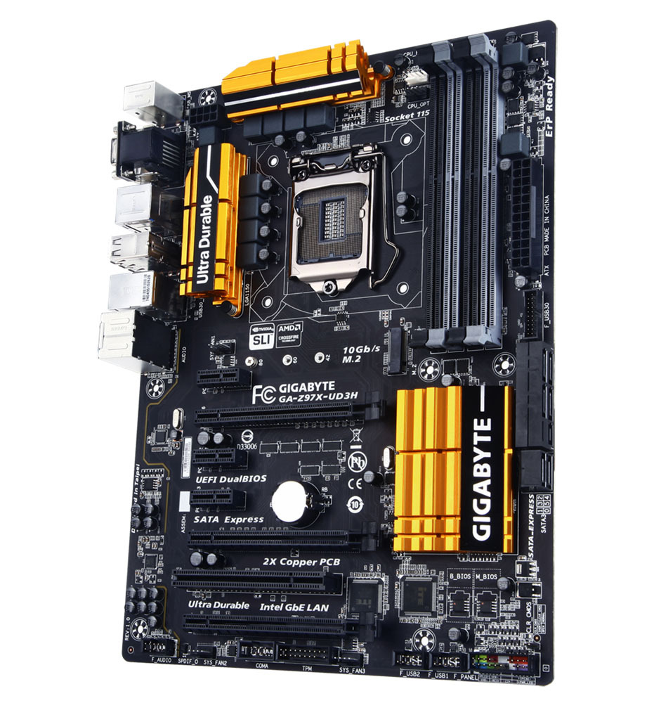Gigabyte GA-Z97X-UD3H Intel Z97 Socket 1150 Motherboard | at Mighty Ape NZ