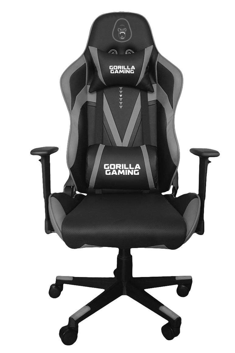 Gorilla Gaming Commander Elite Chair - Black & Grey | | Buy Now | at ...