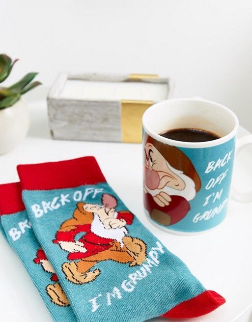 Disney Grumpy Mug & Socks Gift Set | at Mighty Ape NZ